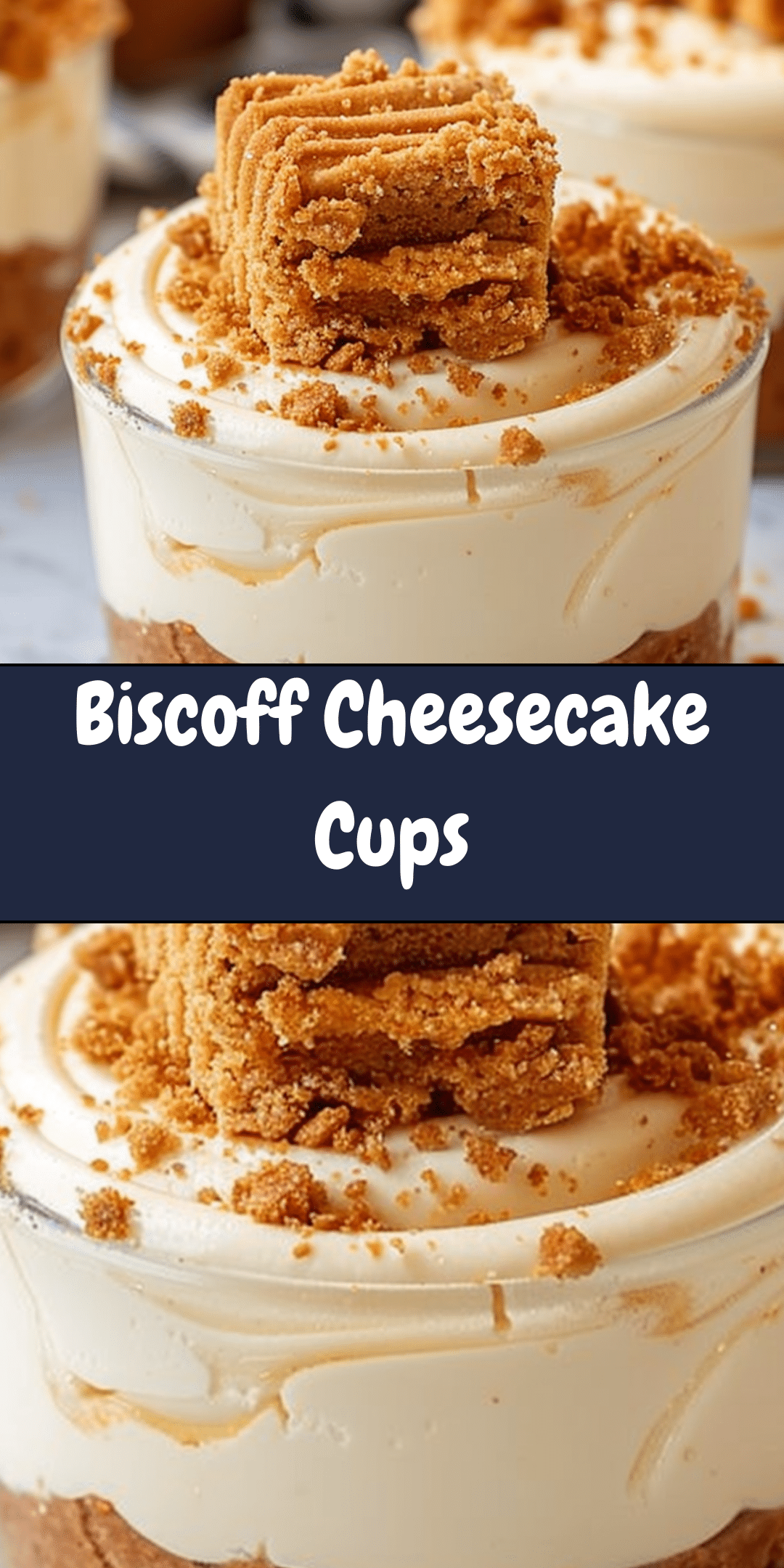 Biscoff Cheesecake Cups | Cheryl's Cooking
