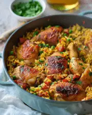 Galinhada (Brazilian Chicken and Rice) | Cheryl's Cooking