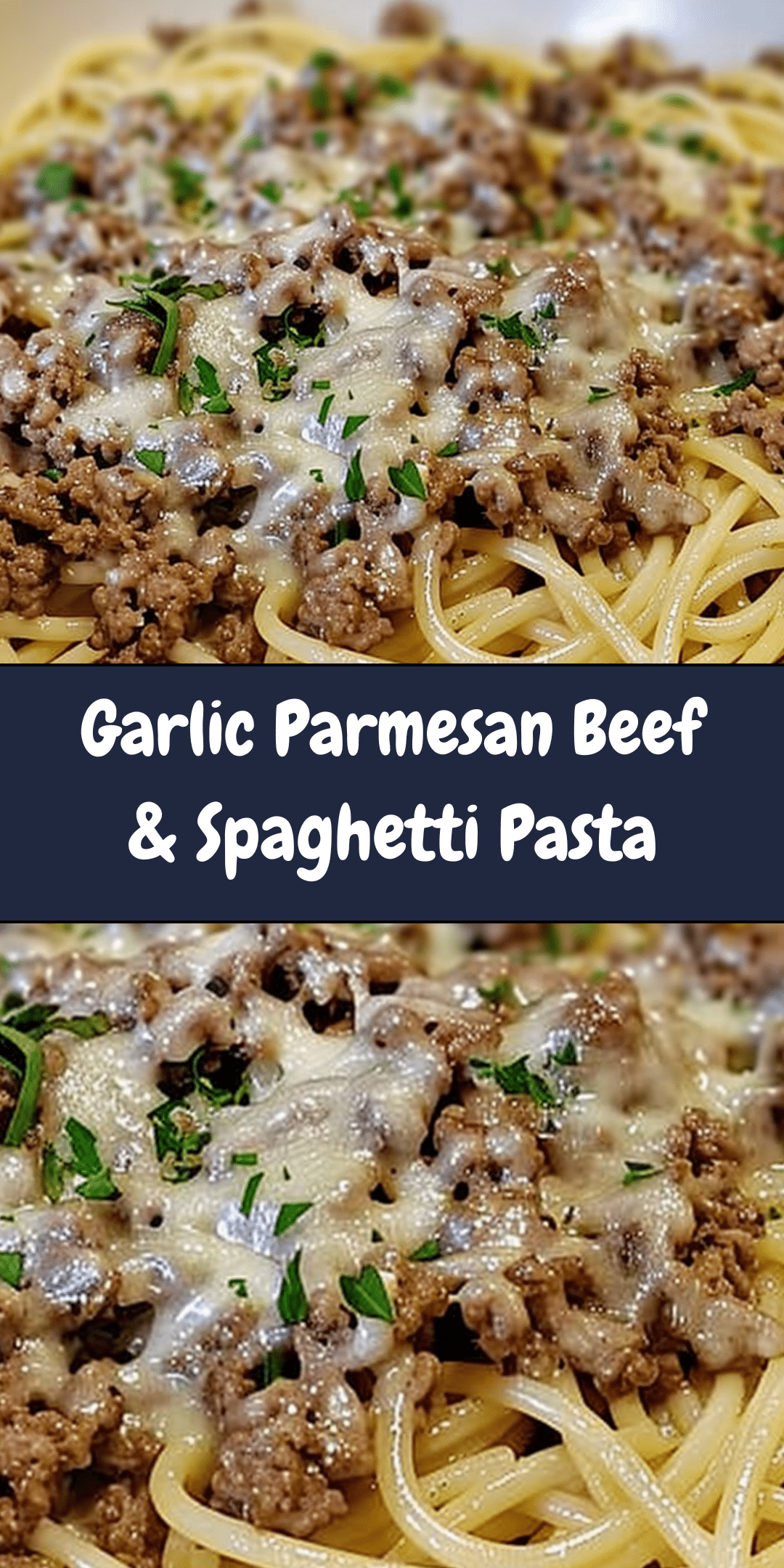 Garlic Parmesan Beef & Spaghetti Pasta | Cheryl's Cooking
