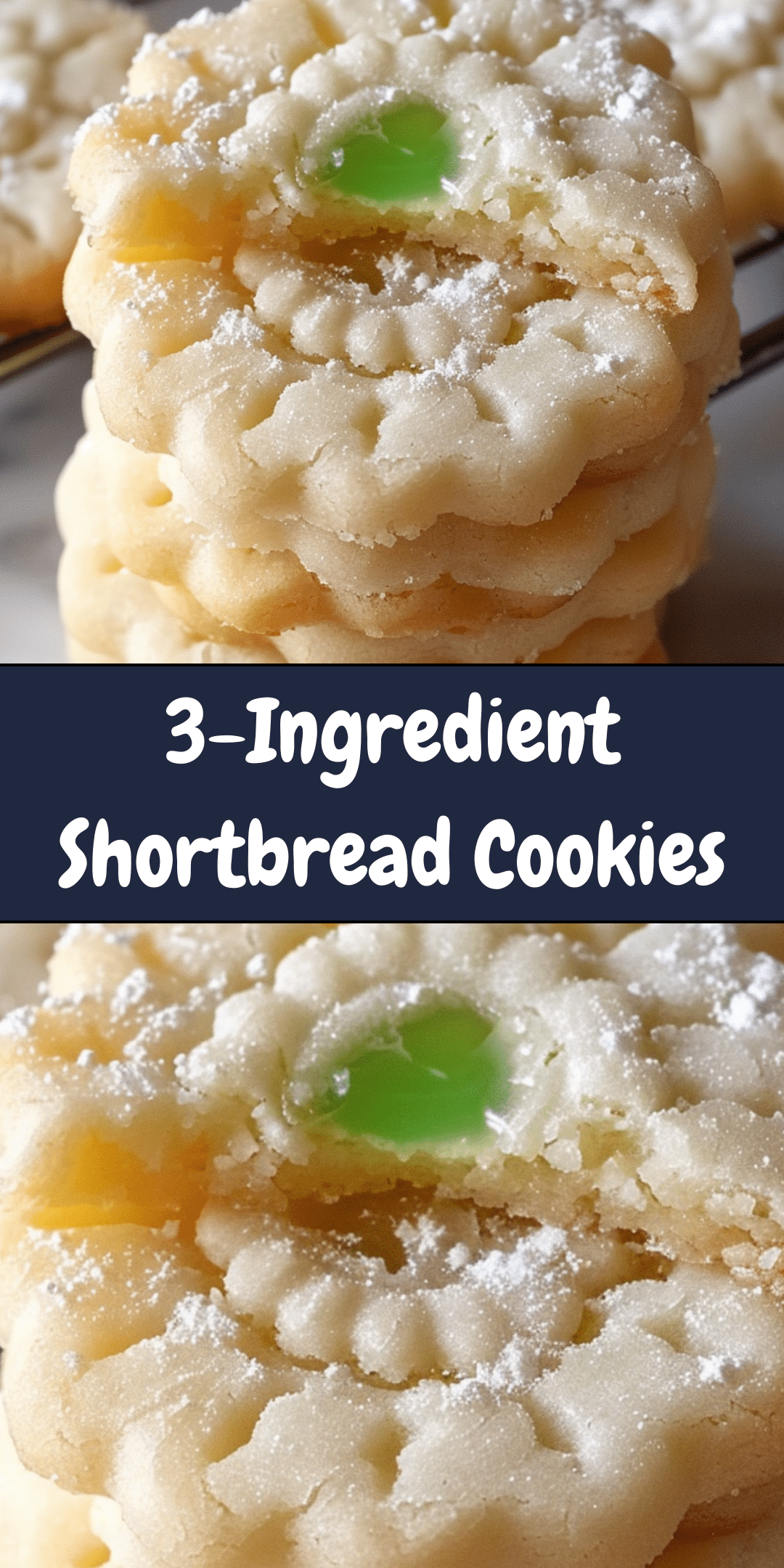 3-Ingredient Shortbread Cookies | Cheryl's Cooking