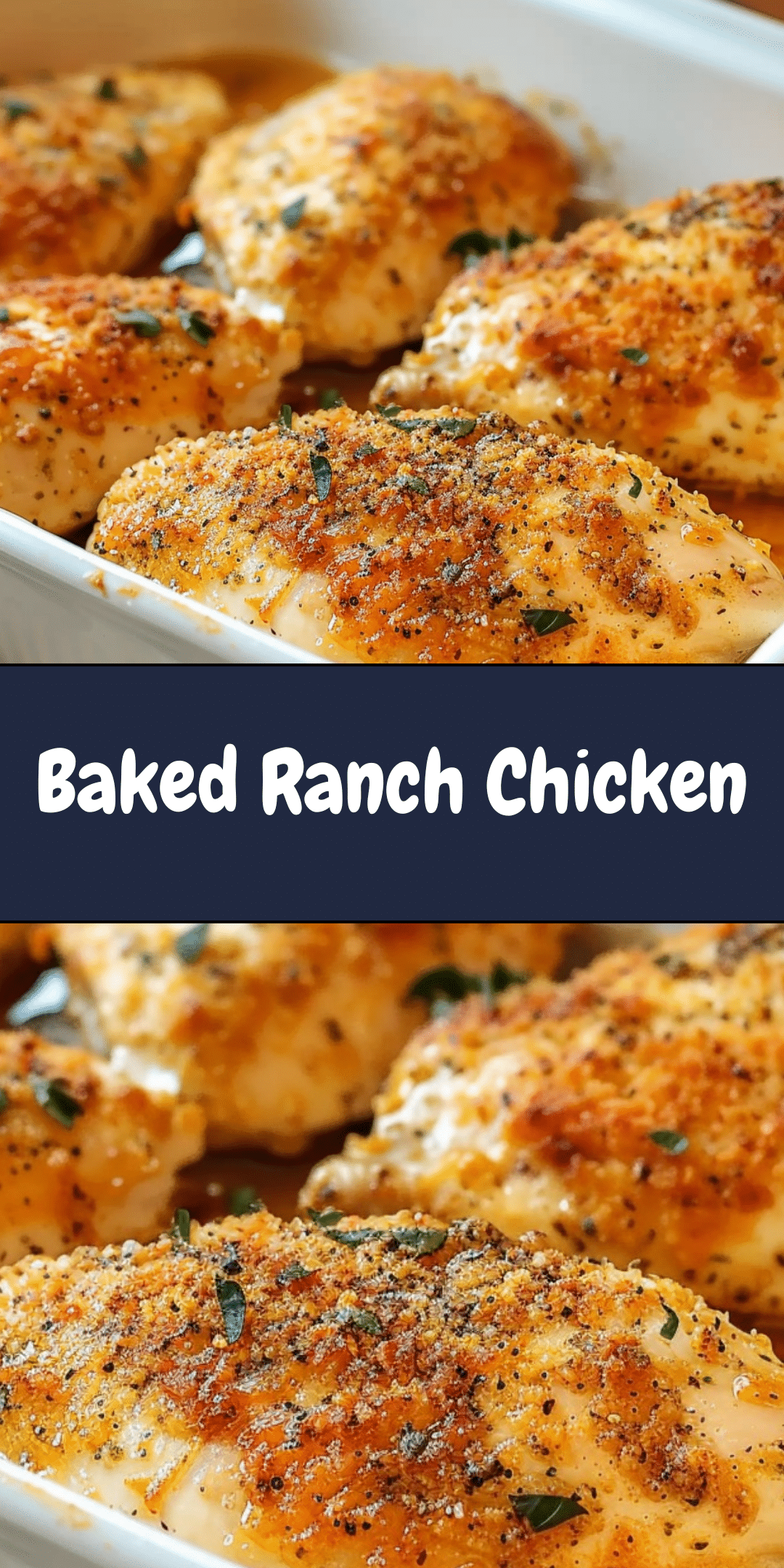 Baked Ranch Chicken | Cheryl's Cooking