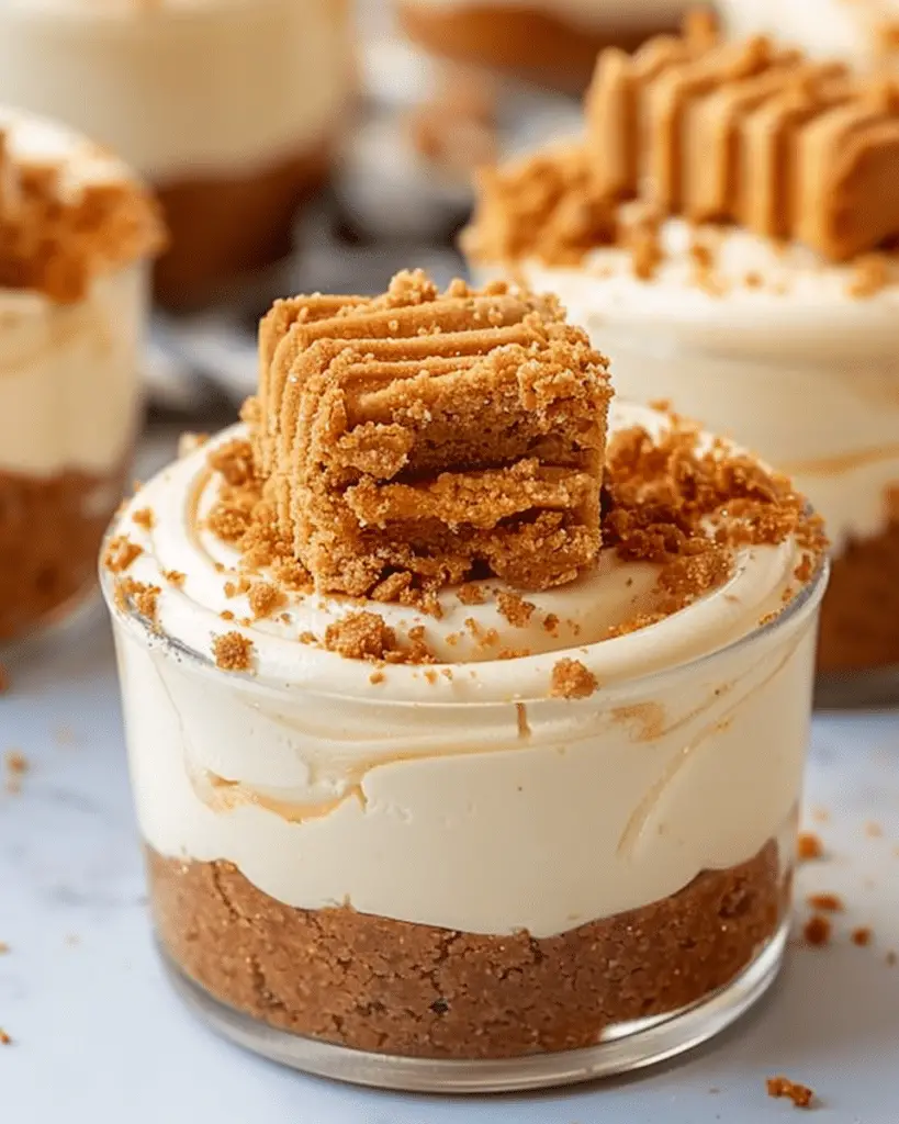 Biscoff Cheesecake Cups | Cheryl's Cooking
