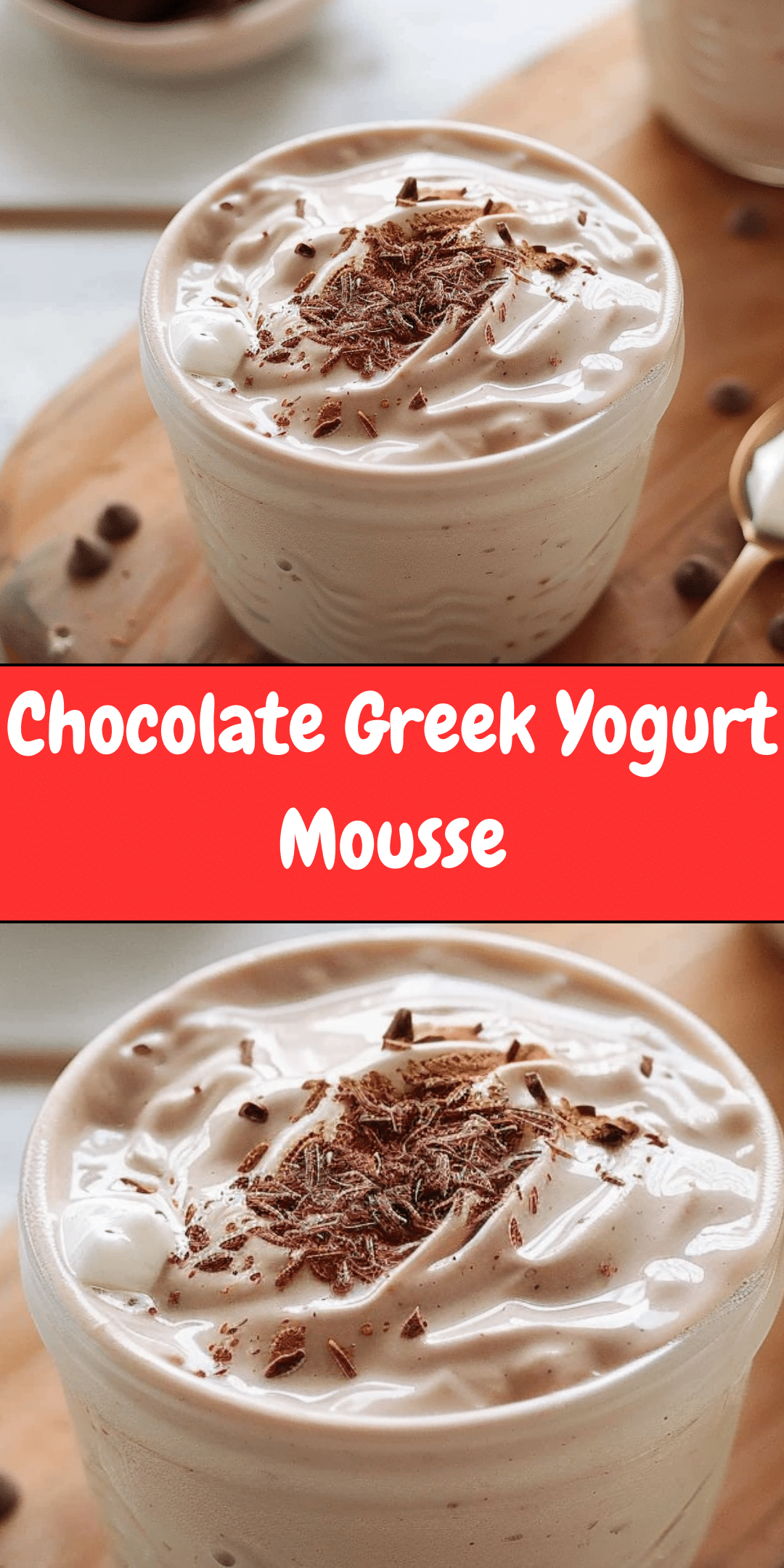 Chocolate Greek Yogurt Mousse | Cheryl's Cooking