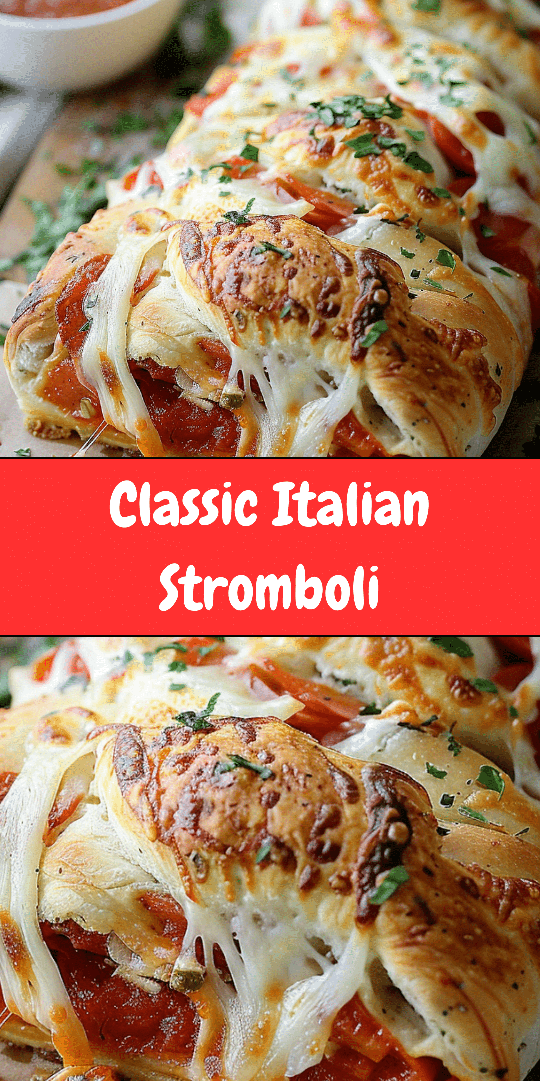 Classic Italian Stromboli | Cheryl's Cooking