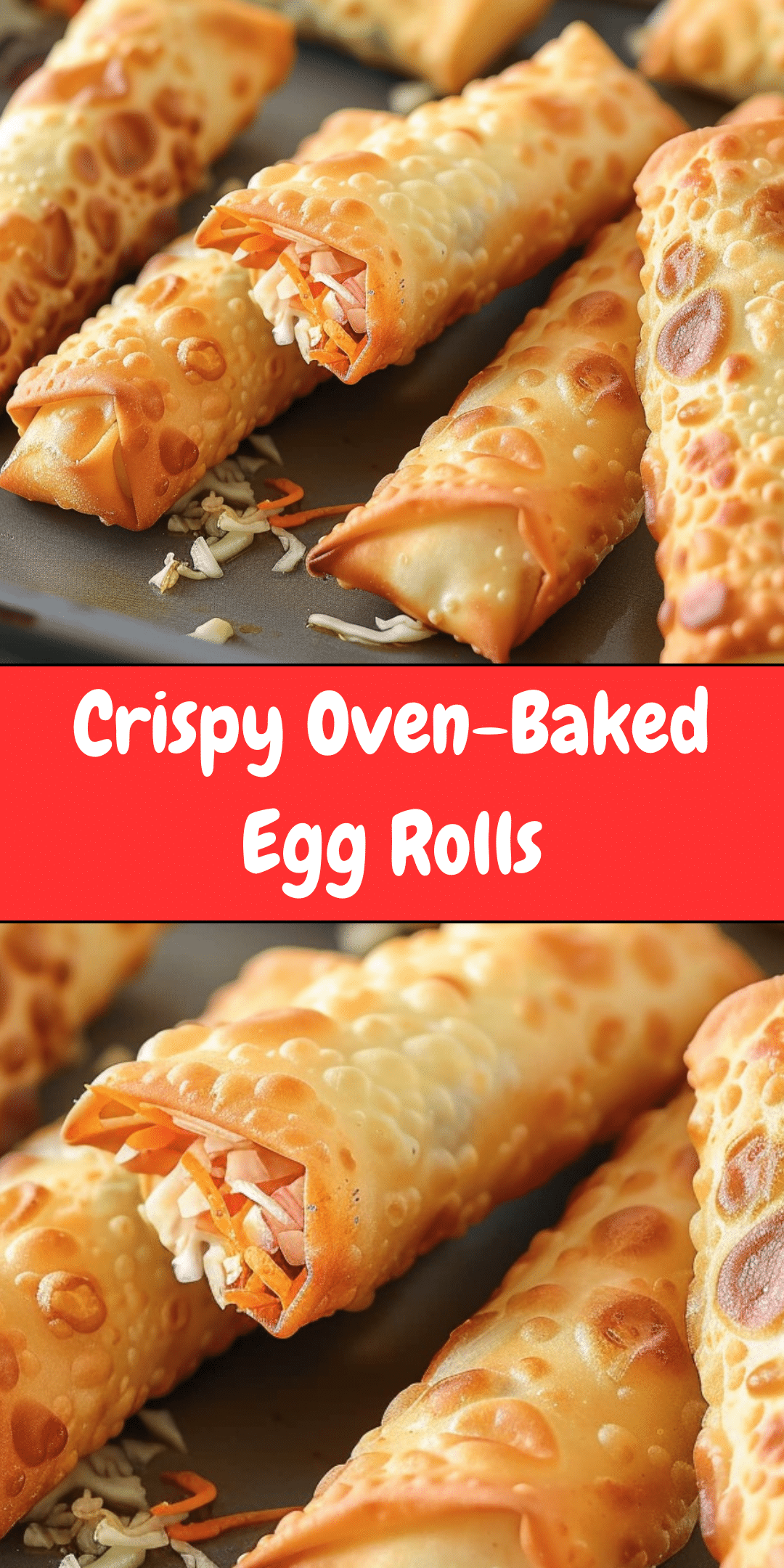 Crispy Oven-Baked Egg Rolls | Cheryl's Cooking