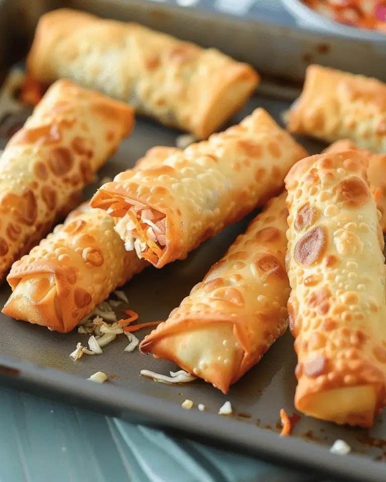 Crispy Oven-Baked Egg Rolls | Cheryl's Cooking