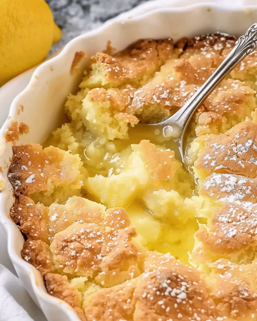 Easy Lemon Cobbler | Cheryl's Cooking