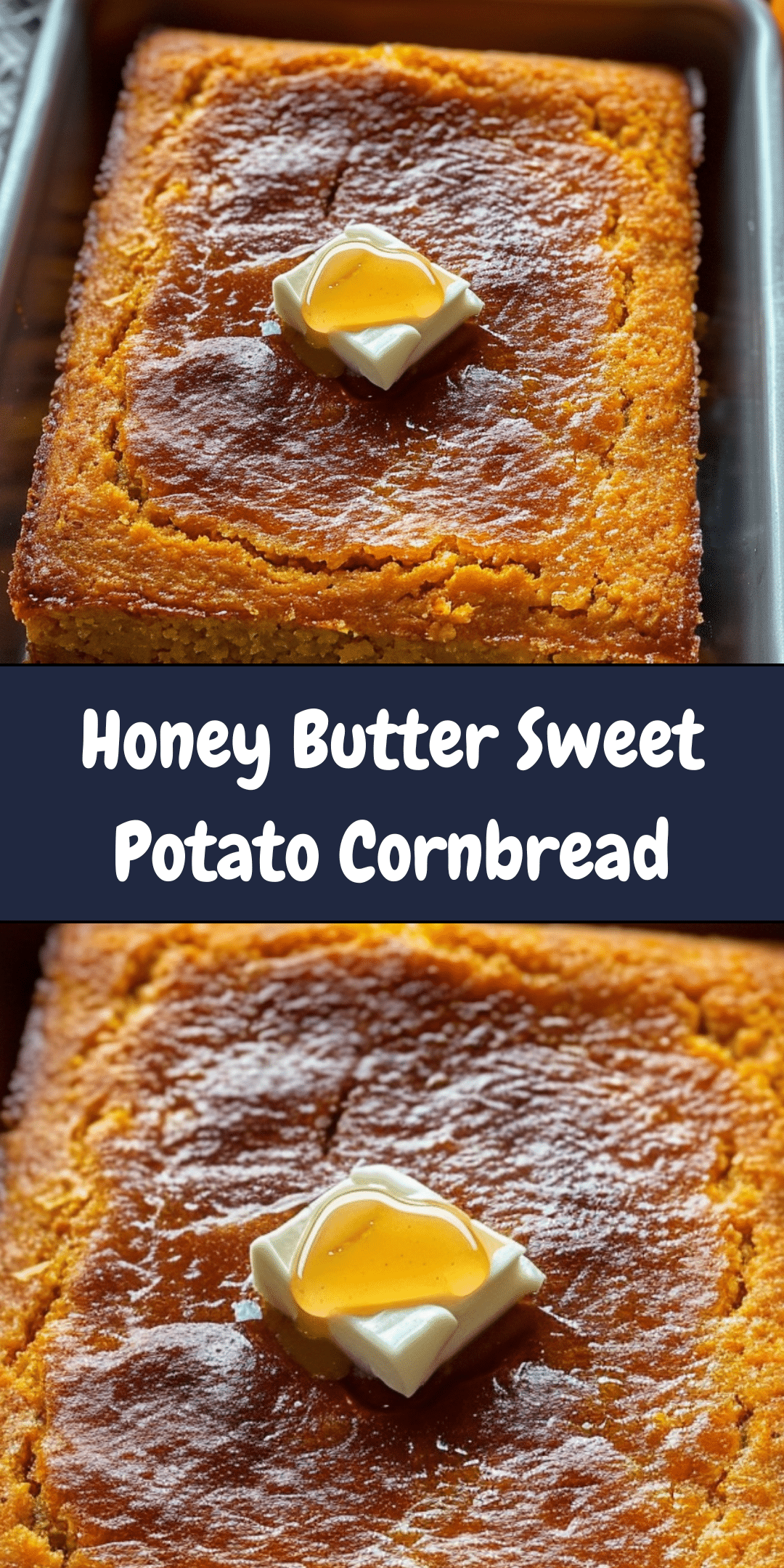 Honey Butter Sweet Potato Cornbread | Cheryl's Cooking