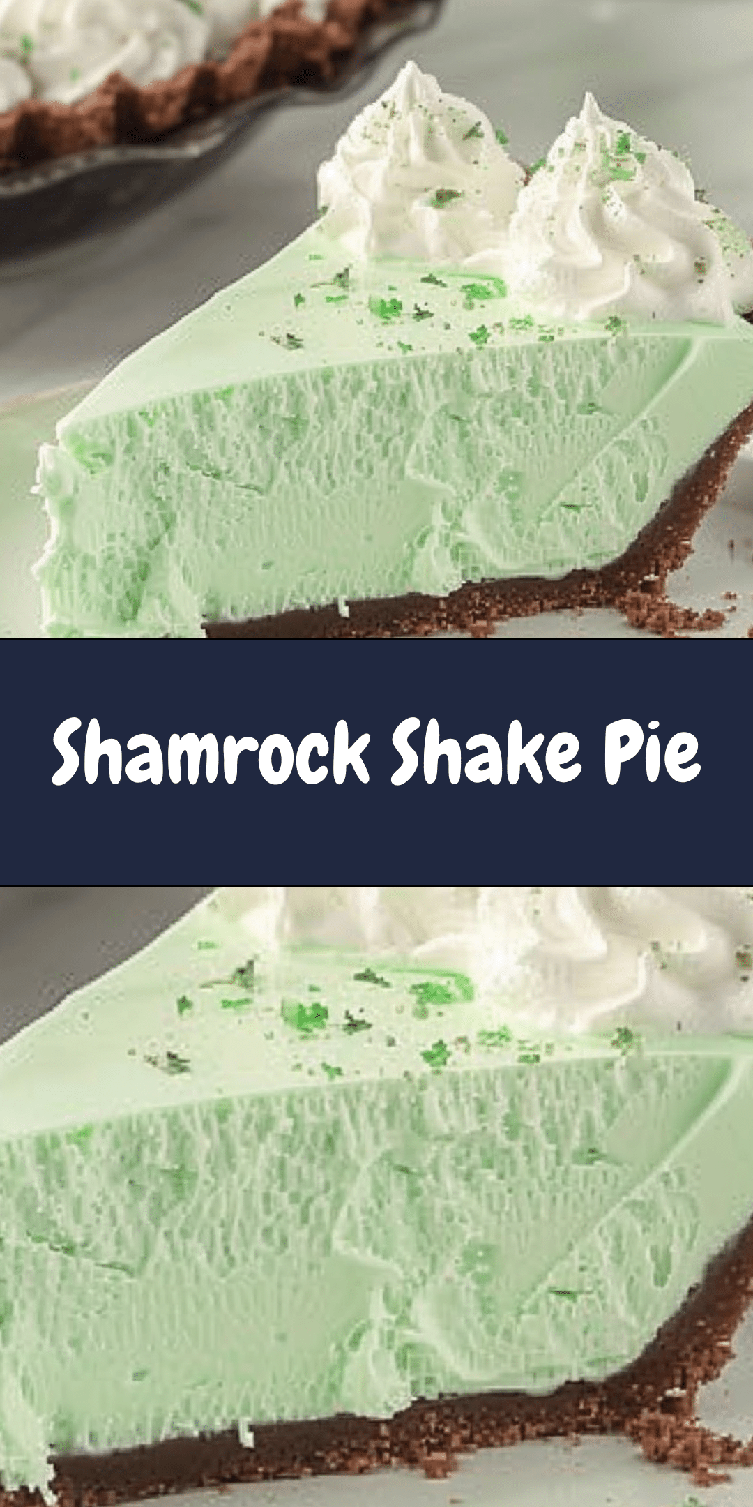 Shamrock Shake Pie | Cheryl's Cooking