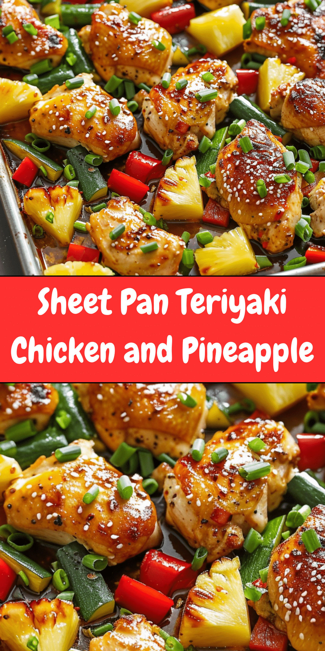Sheet Pan Teriyaki Chicken and Pineapple | Cheryl's Cooking