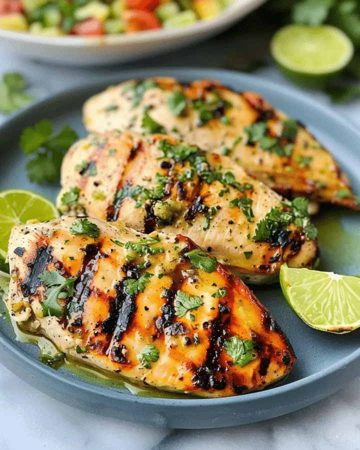 Zesty Grilled Cilantro Lime Chicken | Cheryl's Cooking