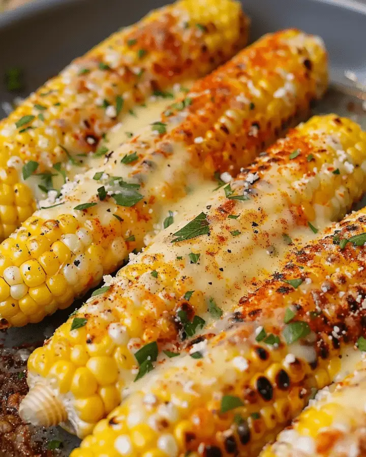 Cheesy Garlic Butter Corn on the Cob | Cheryl's Cooking