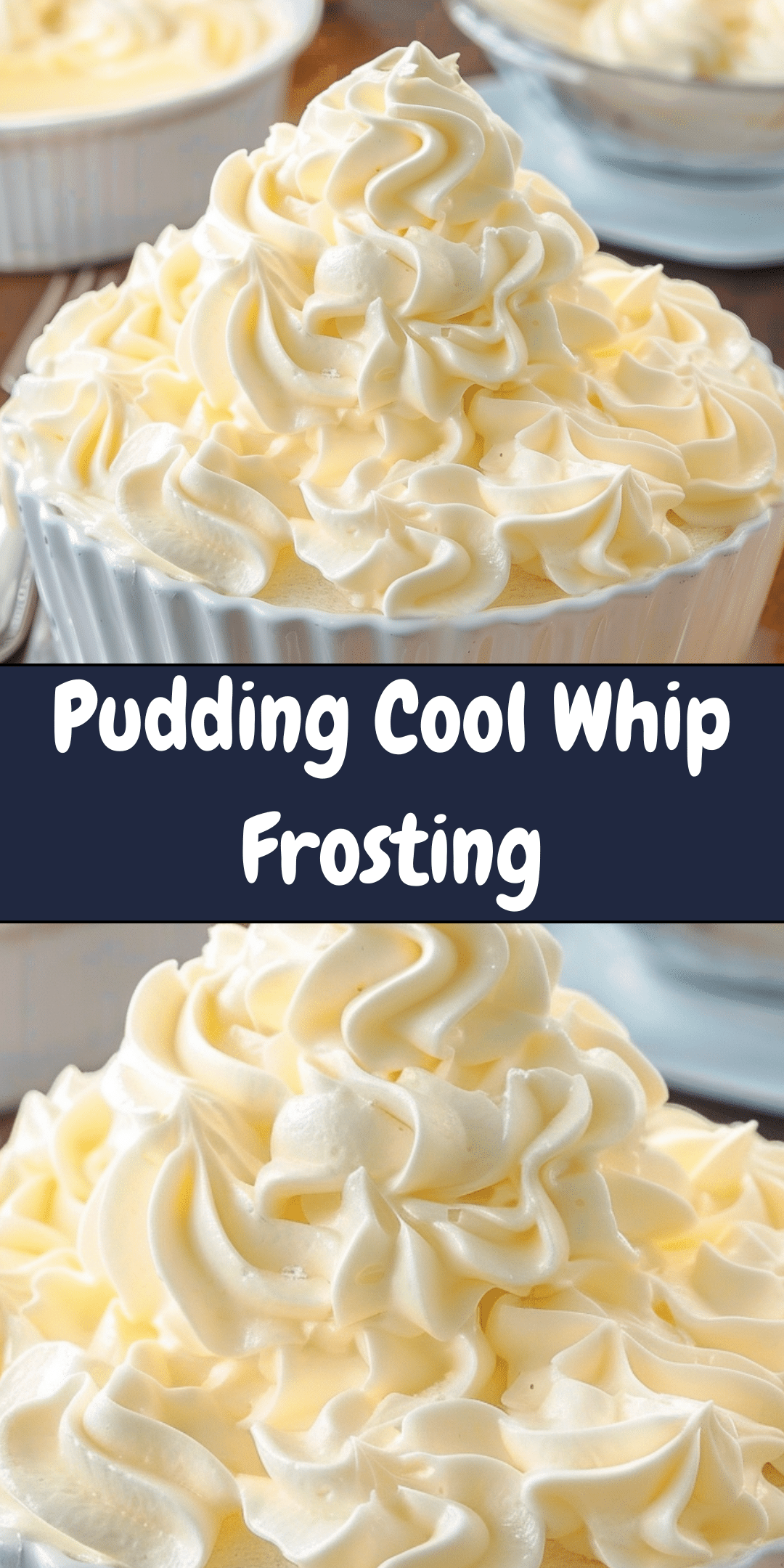 Pudding Cool Whip Frosting | Cheryl's Cooking