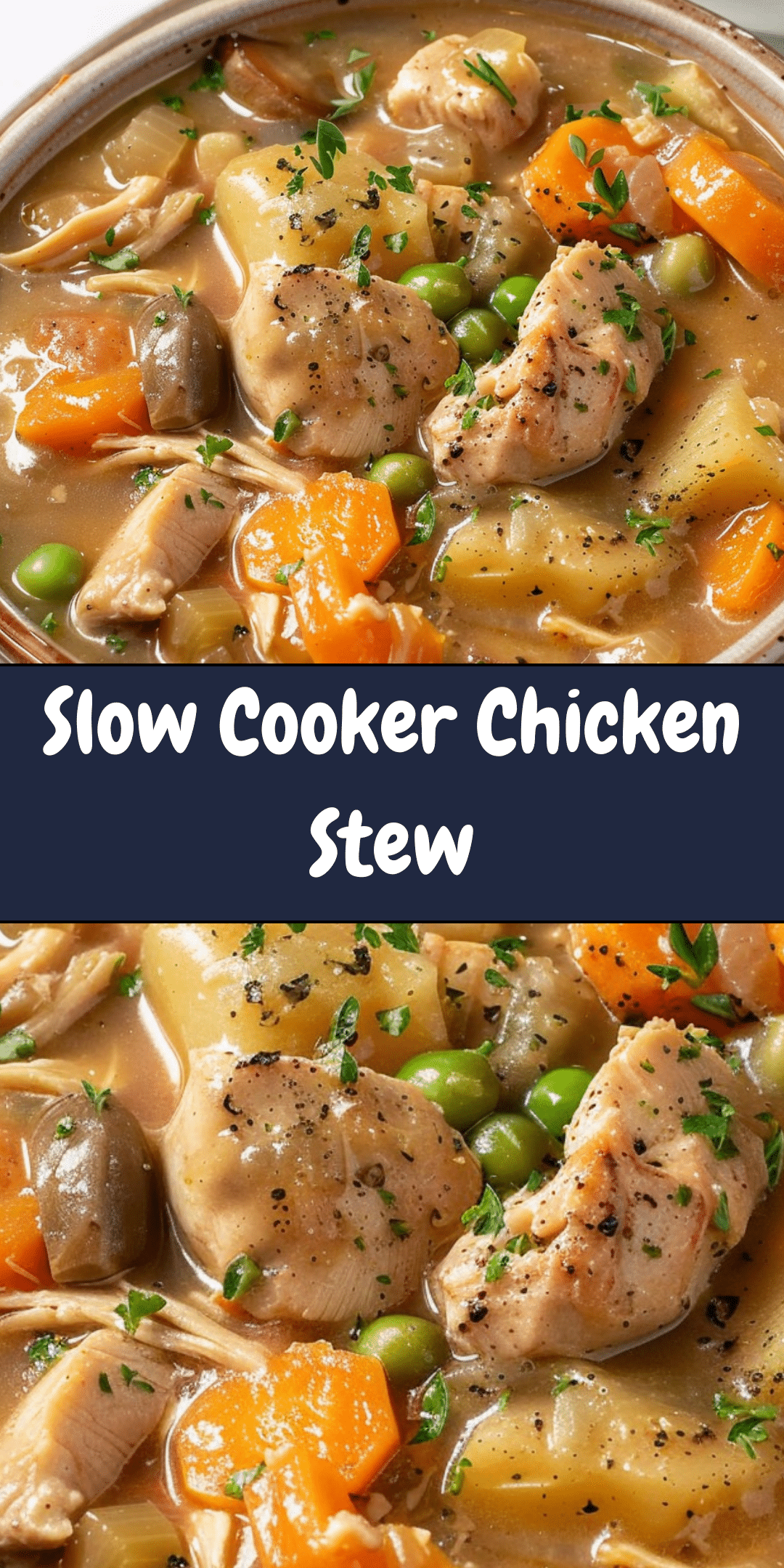 Slow Cooker Chicken Stew | Cheryl's Cooking