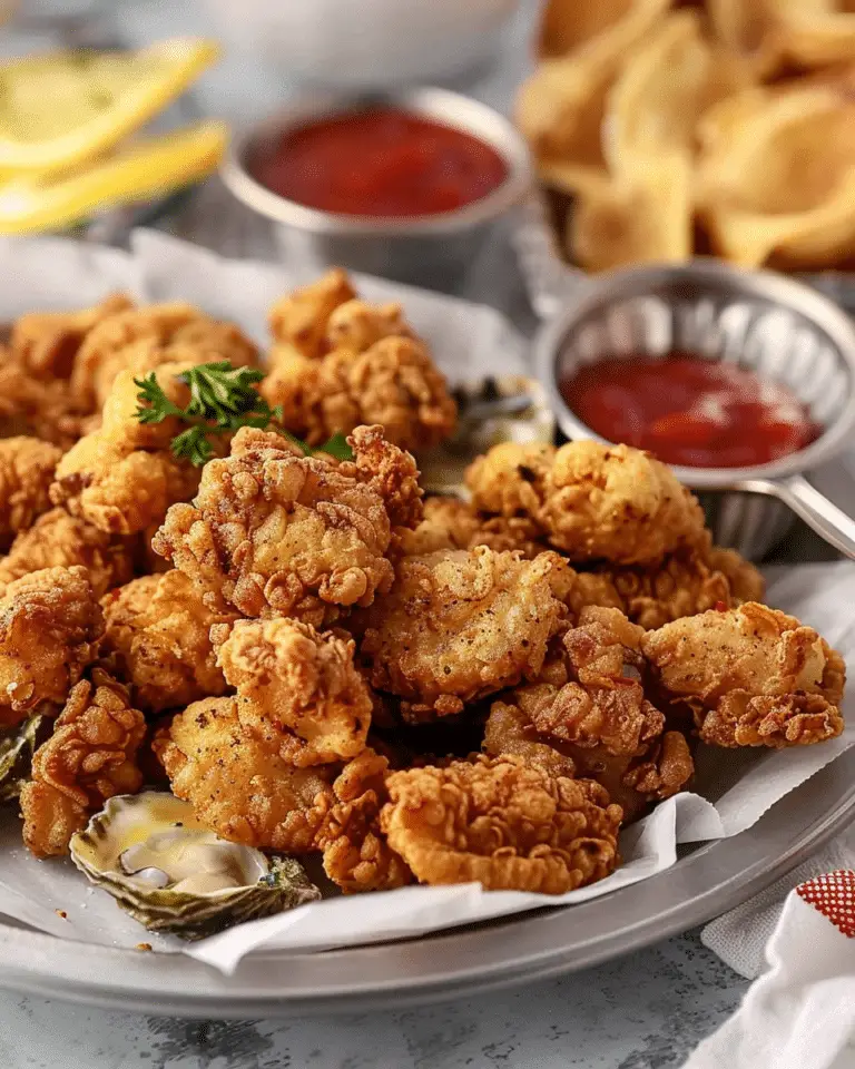 Southern Crispy Fried Oysters | Cheryl's Cooking