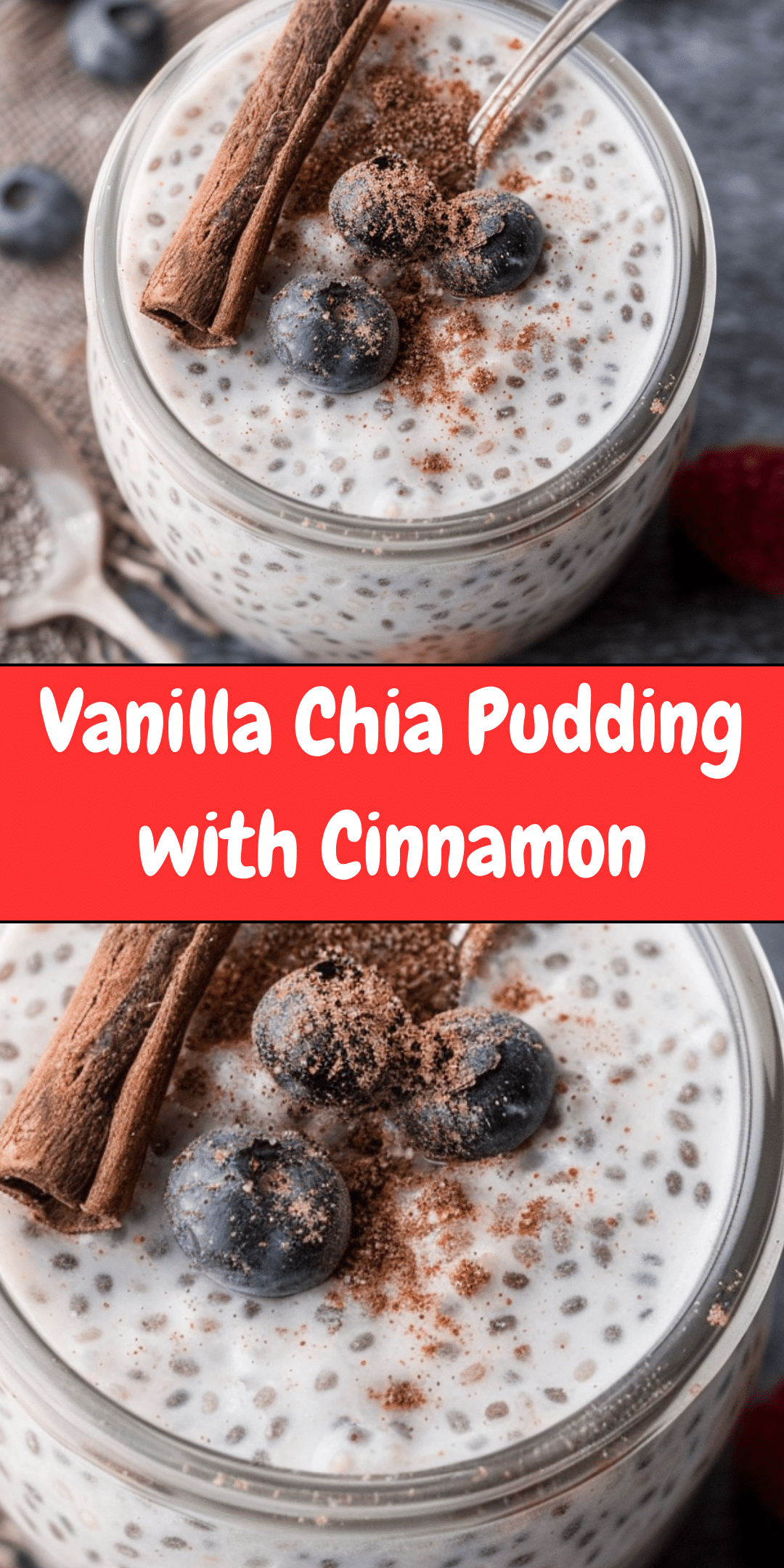 Vanilla Chia Pudding with Cinnamon | Cheryl's Cooking