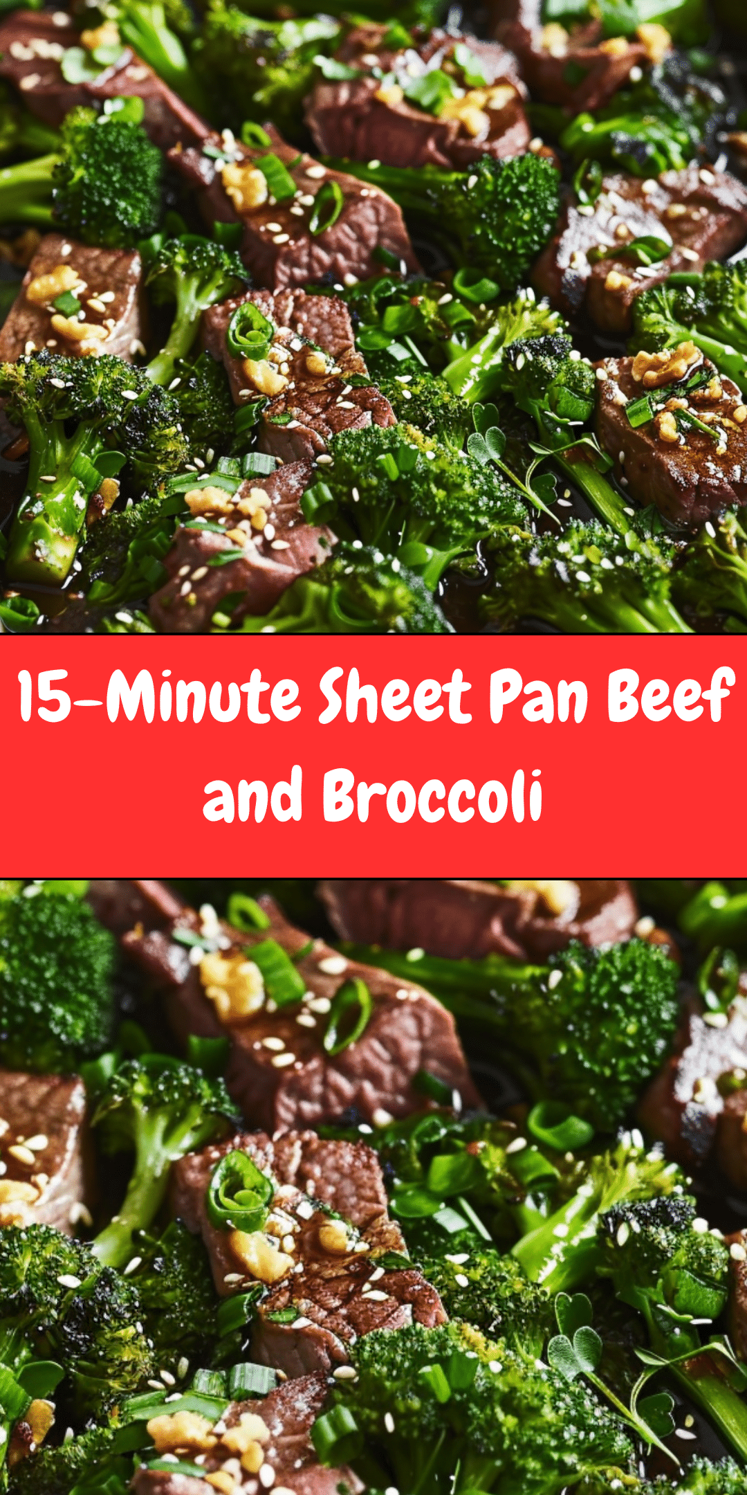 15-Minute Sheet Pan Beef and Broccoli | Cheryl's Cooking
