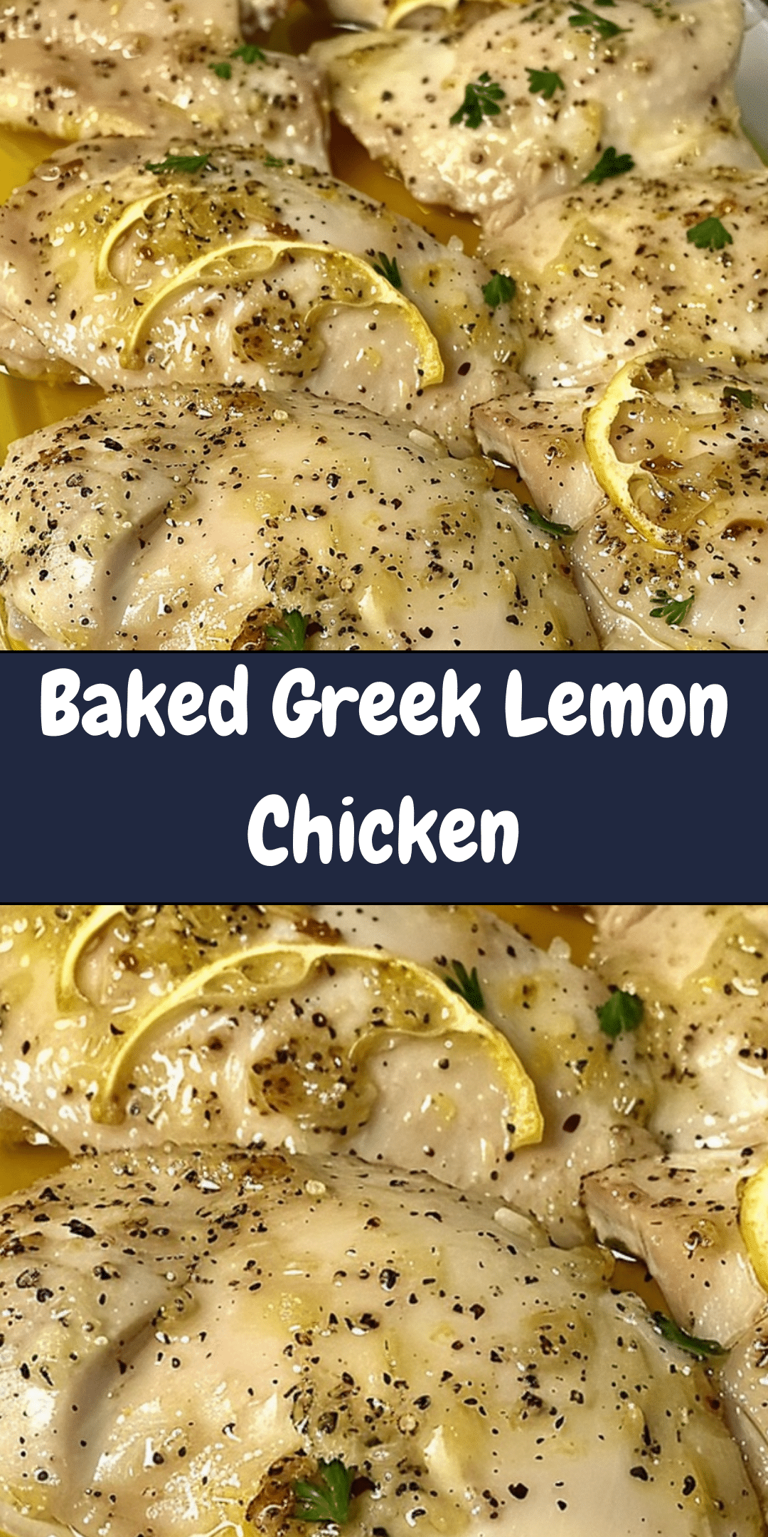 Baked Greek Lemon Chicken | Cheryl's Cooking