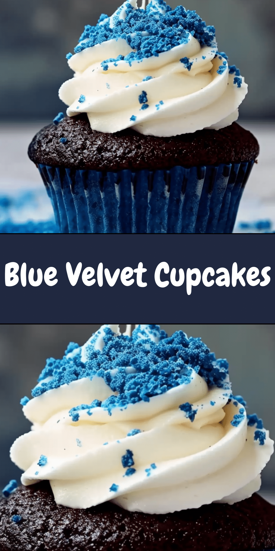 Blue Velvet Cupcakes | Cheryl's Cooking