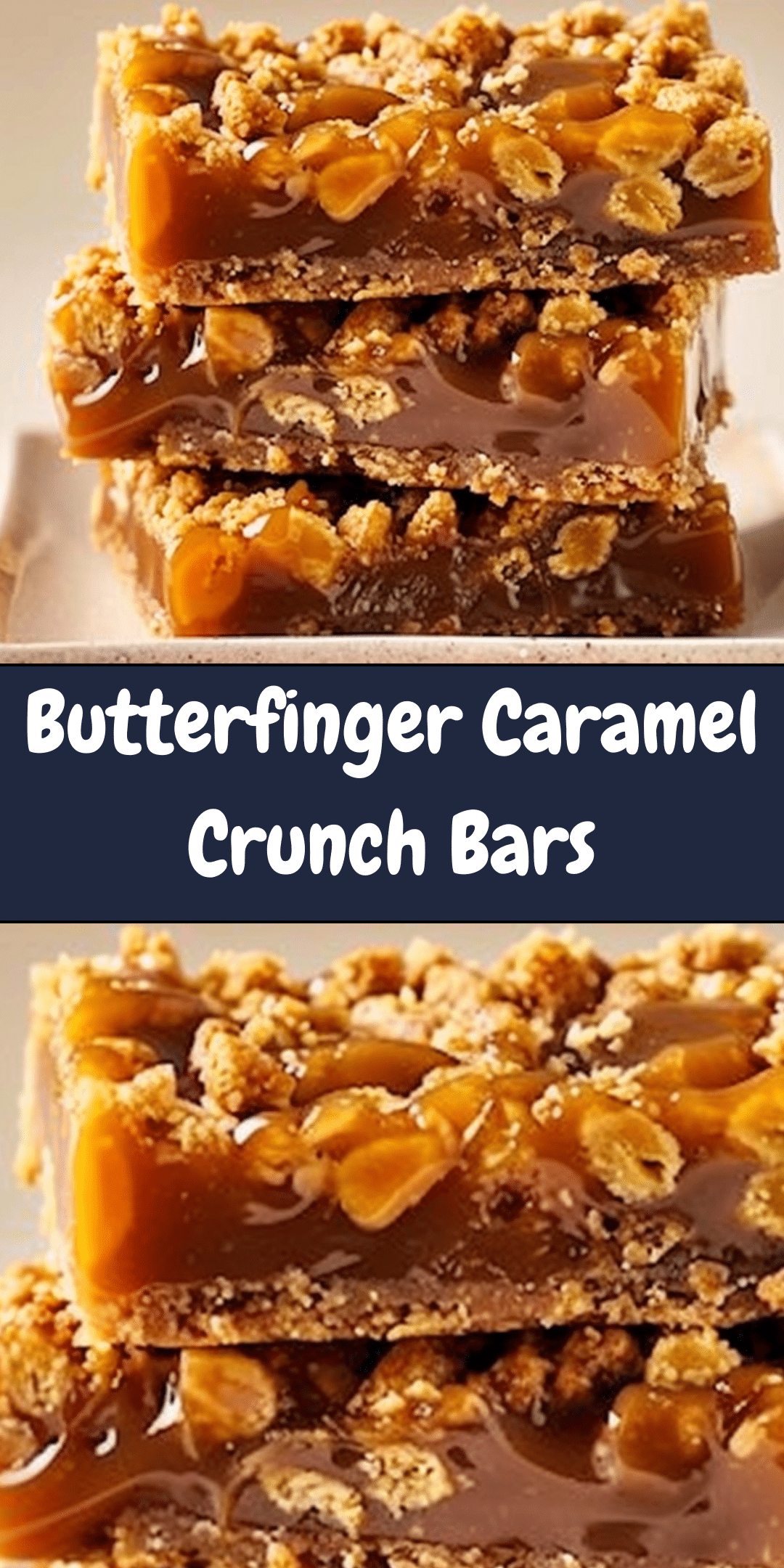 Butterfinger Caramel Crunch Bars | Cheryl's Cooking