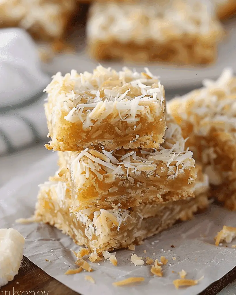 Coconut Bars | Cheryl's Cooking