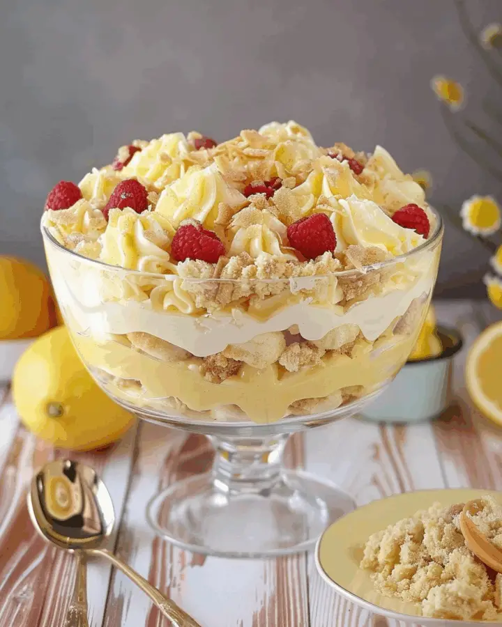 Easy Lemon Trifle | Cheryl's Cooking