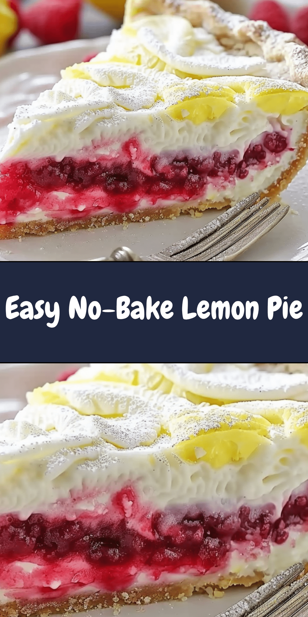 Easy No-Bake Lemon Pie | Cheryl's Cooking