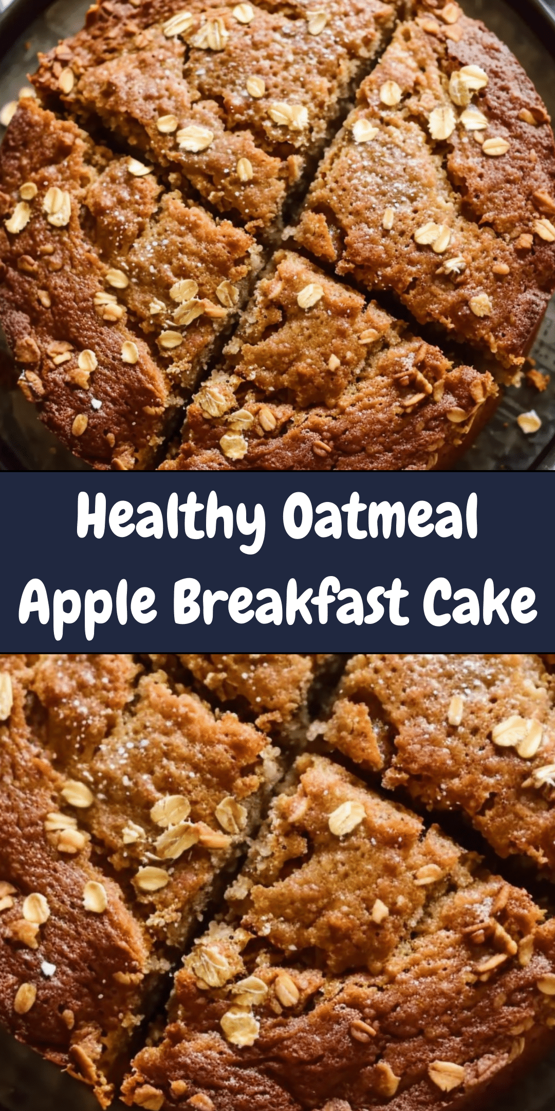 Healthy Oatmeal Apple Breakfast Cake | Cheryl's Cooking