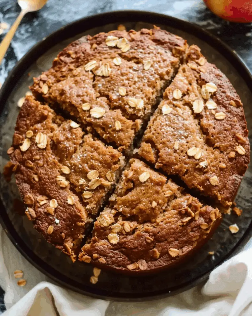 Healthy Oatmeal Apple Breakfast Cake | Cheryl's Cooking