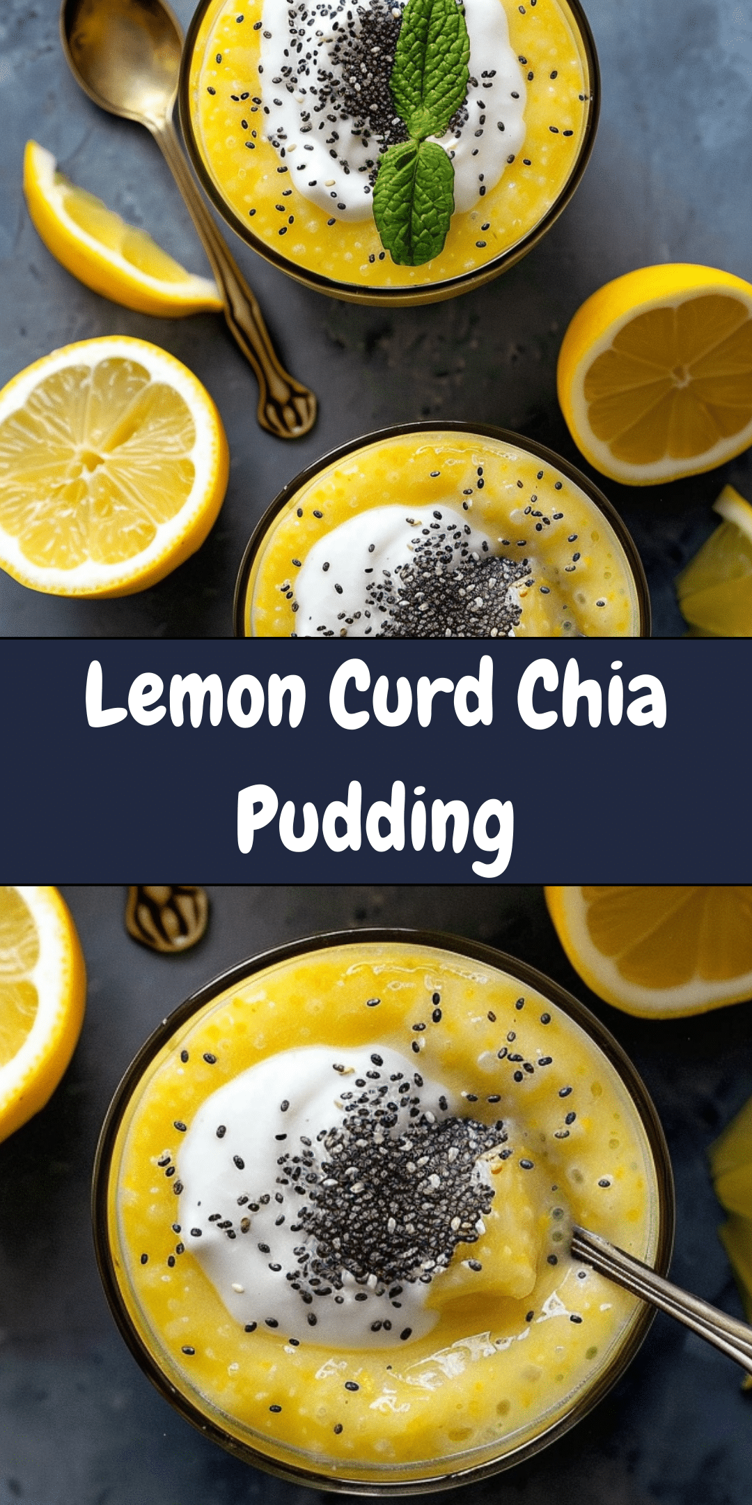 Lemon Curd Chia Pudding | Cheryl's Cooking