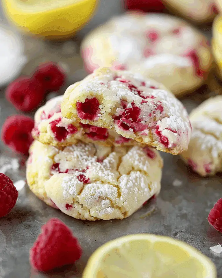 Lemon Raspberry Cookies | Cheryl's Cooking