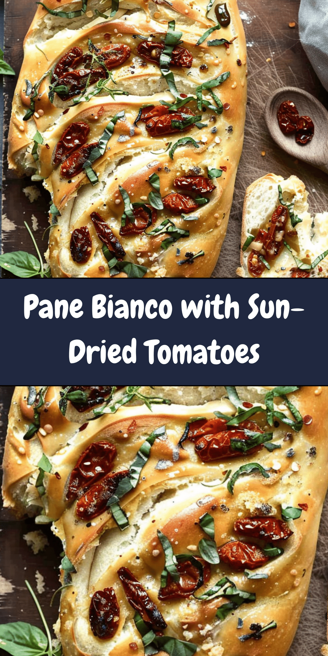 Pane Bianco with Sun-Dried Tomatoes | Cheryl's Cooking