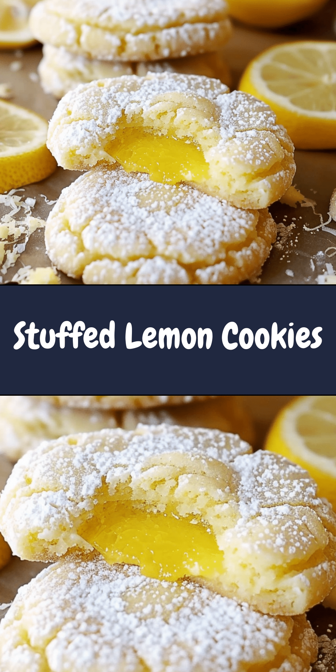 Stuffed Lemon Cookies | Cheryl's Cooking