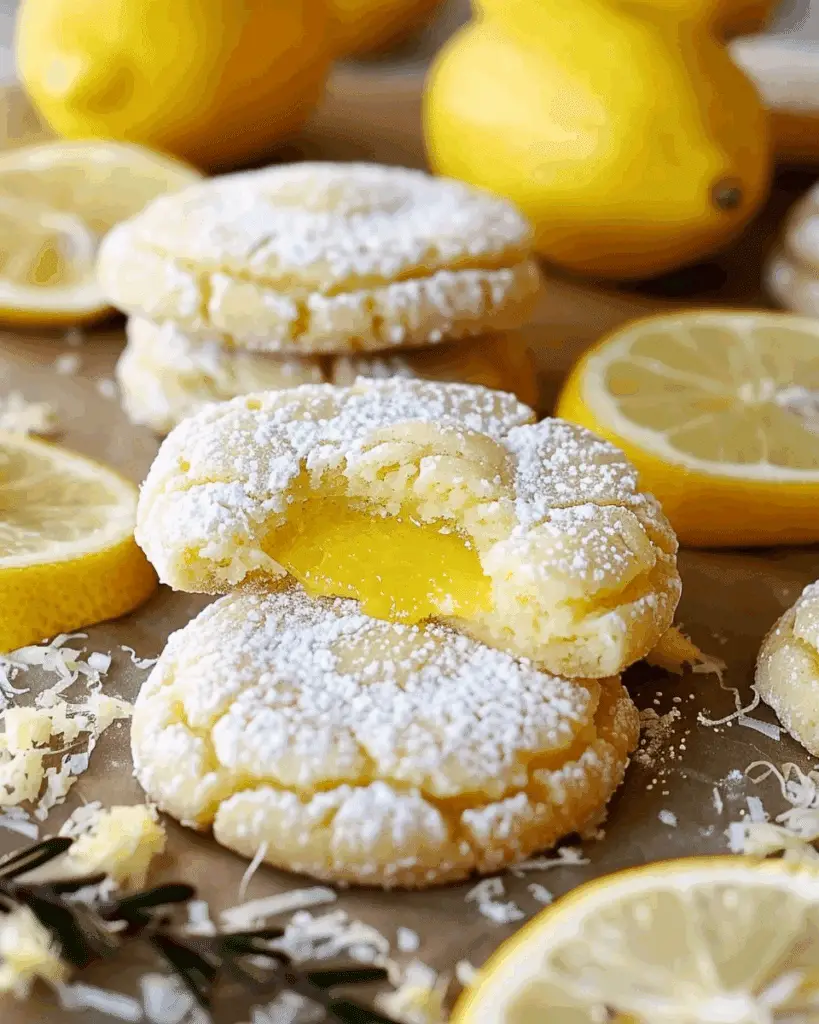 Stuffed Lemon Cookies | Cheryl's Cooking