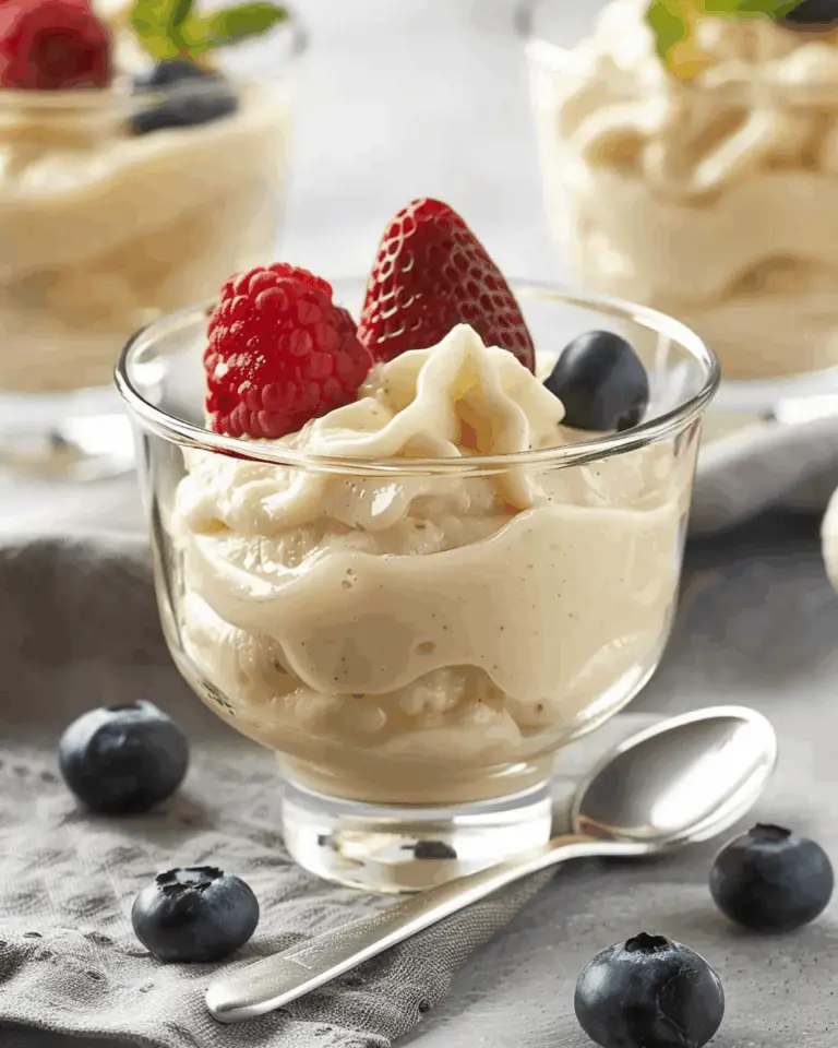 Vanilla Mousse | Cheryl's Cooking