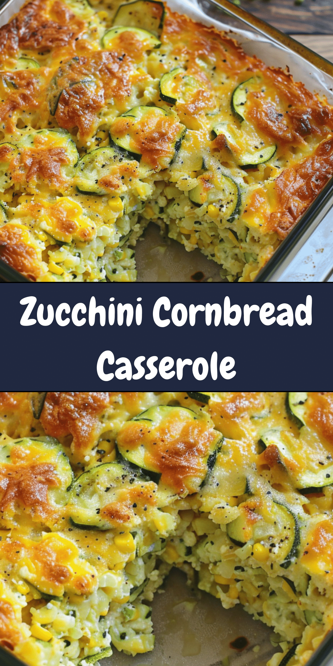 Zucchini Cornbread Casserole | Cheryl's Cooking