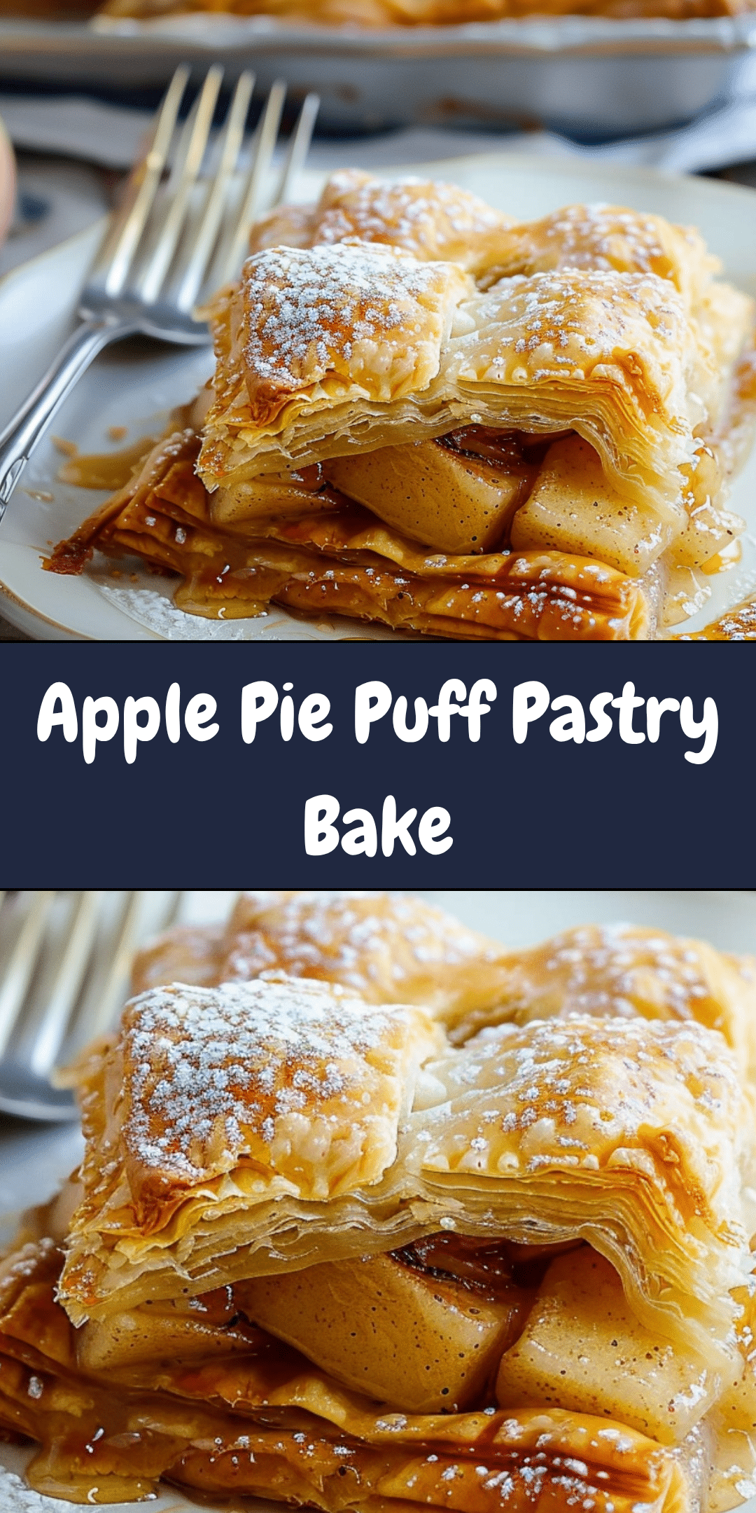 Apple Pie Puff Pastry Bake | Cheryl's Cooking