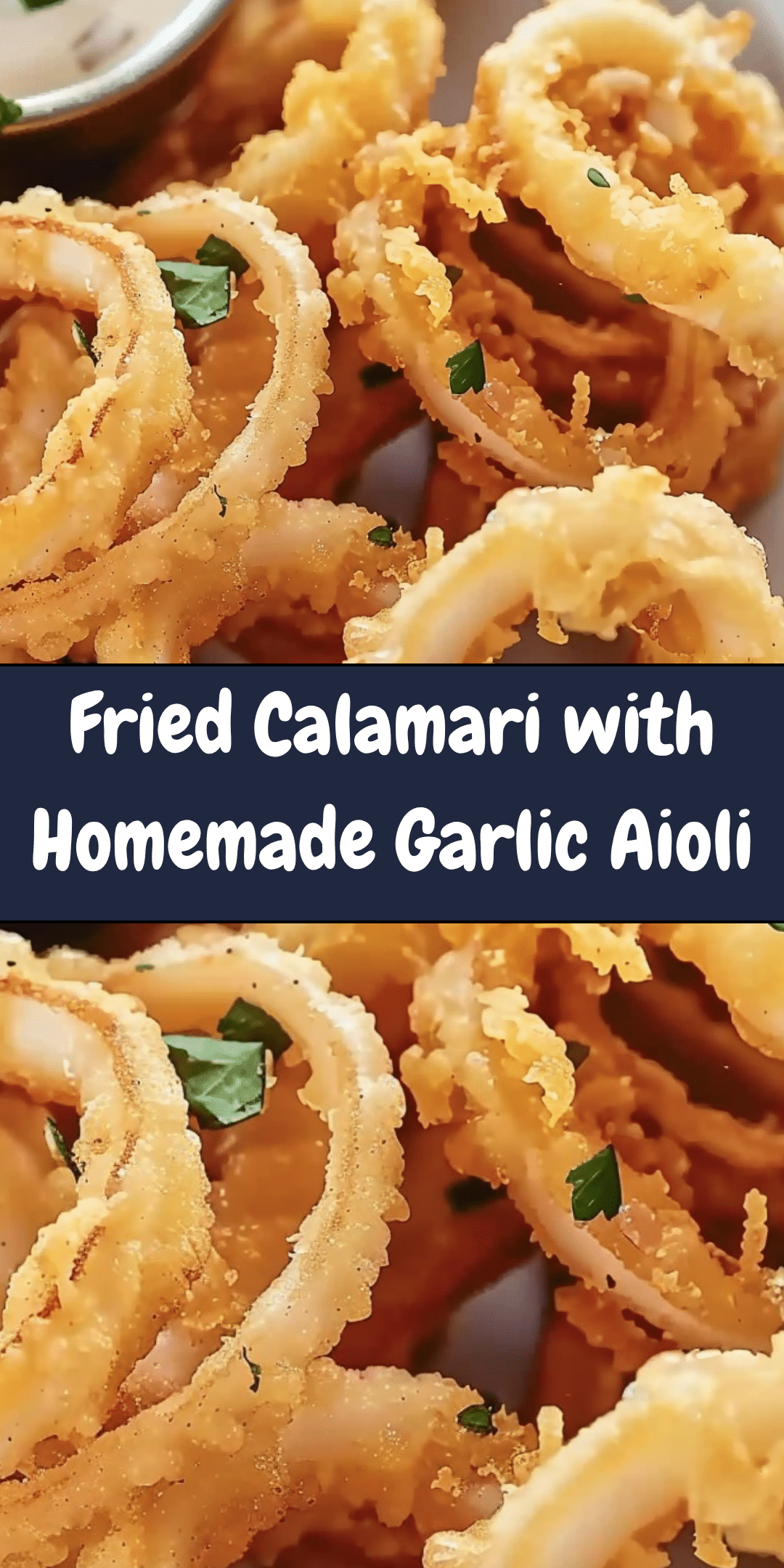 Fried Calamari with Homemade Garlic Aioli | Cheryl's Cooking