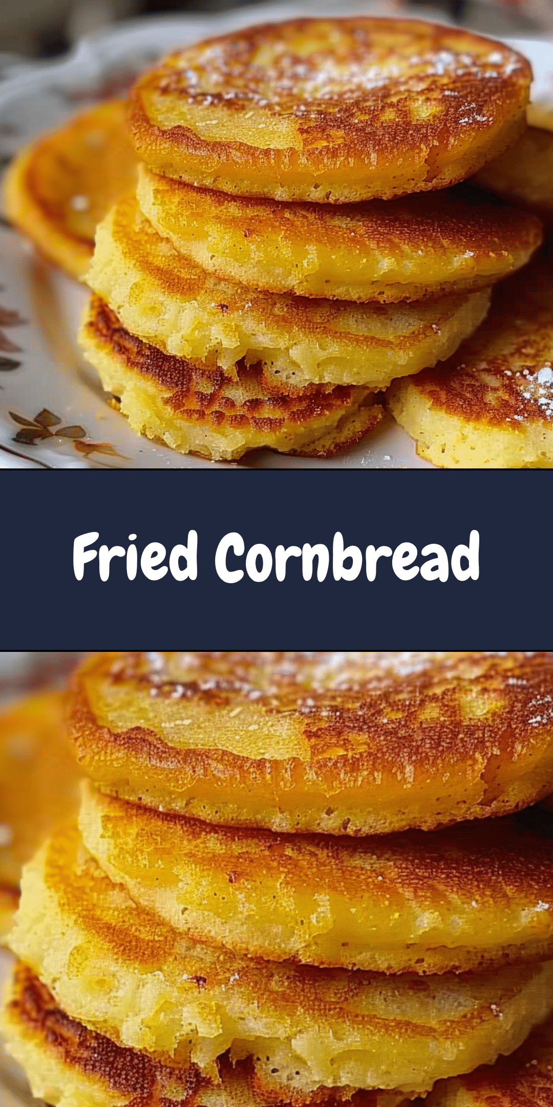 Fried Cornbread | Cheryl's Cooking