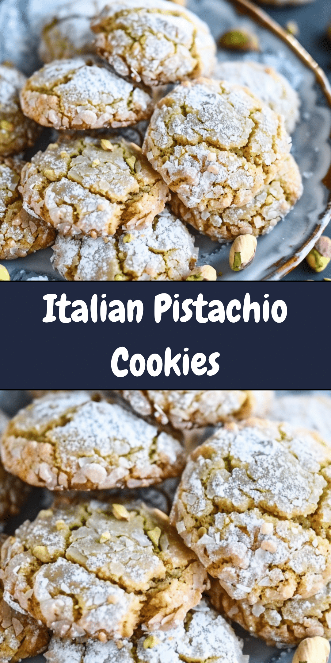 Italian Pistachio Cookies | Cheryl's Cooking