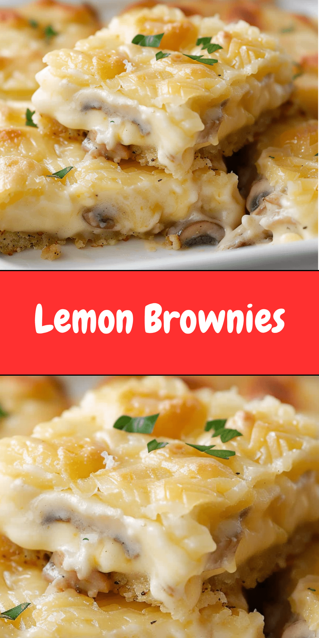 Lemon Brownies | Cheryl's Cooking