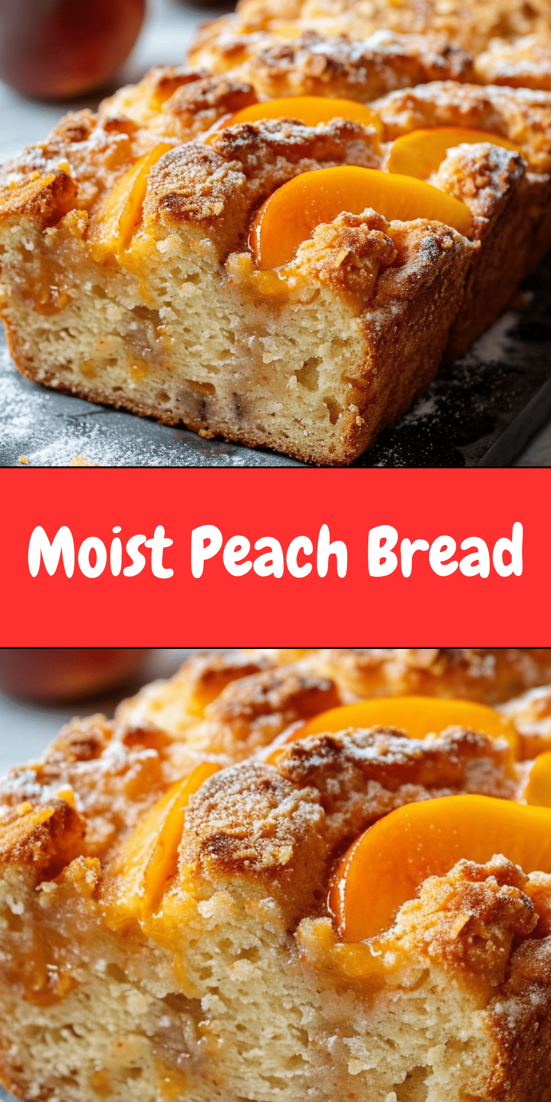 Moist Peach Bread | Cheryl's Cooking