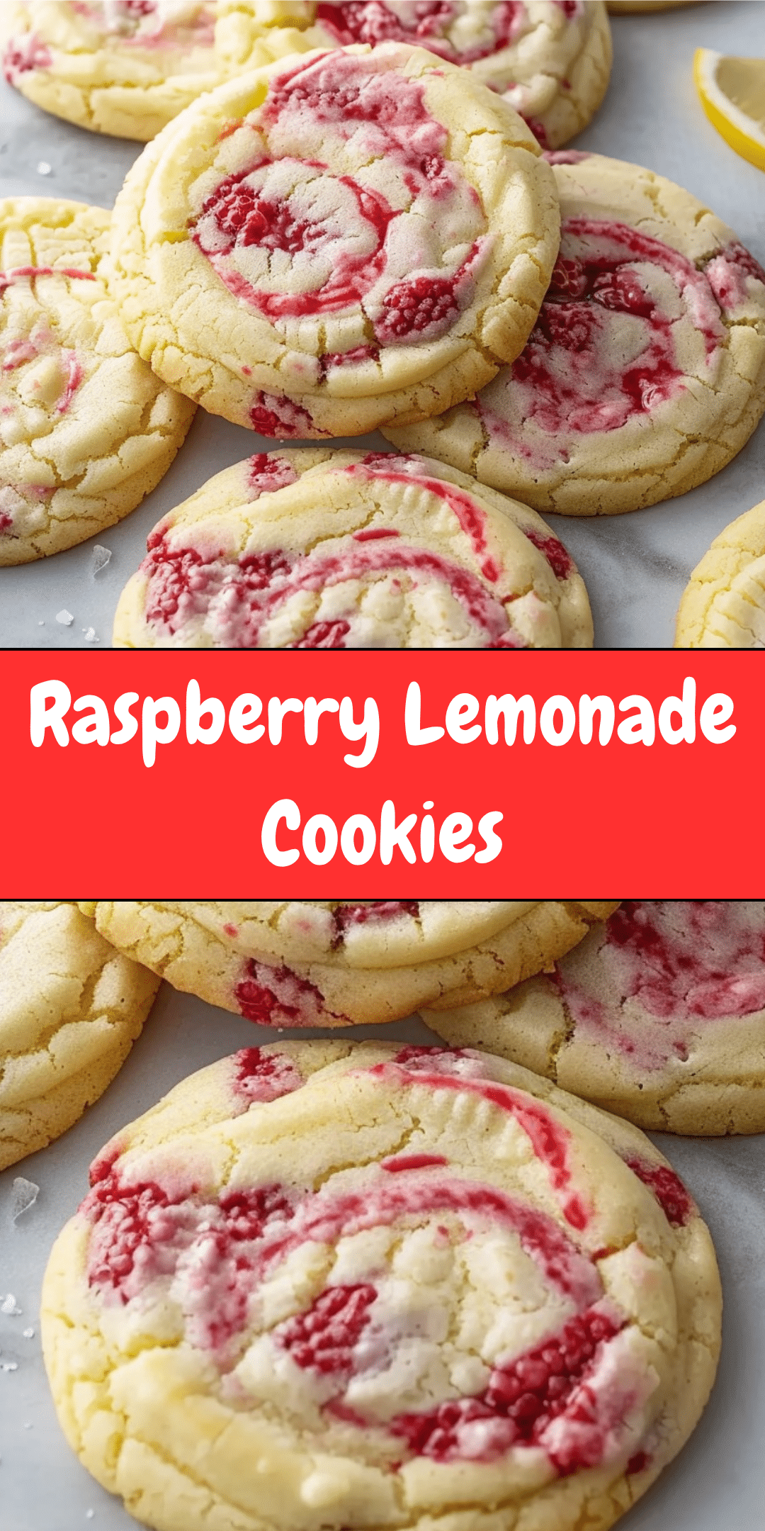 Raspberry Lemonade Cookies | Cheryl's Cooking