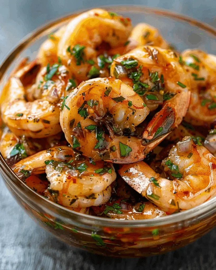 Tangy and Spicy Pickled Shrimp | Cheryl's Cooking
