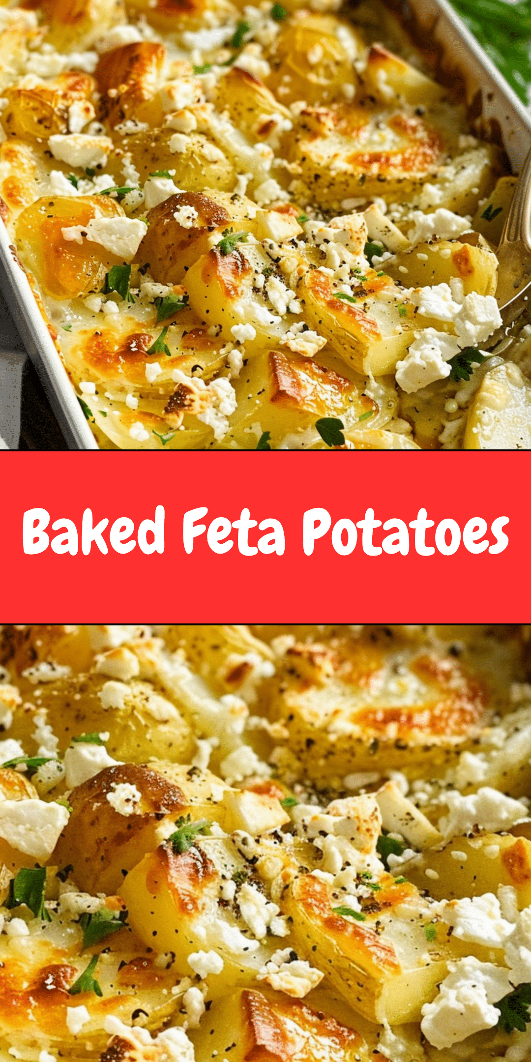 Baked Feta Potatoes | Cheryl's Cooking