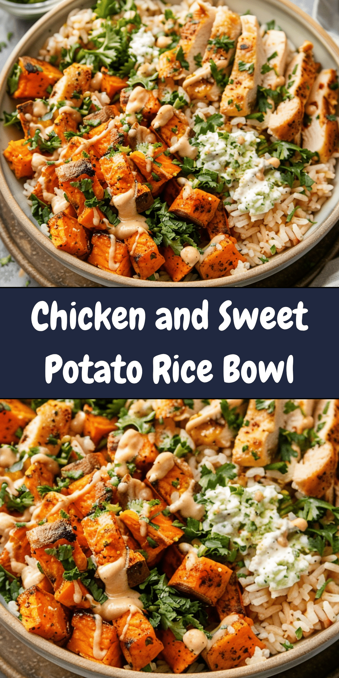 Chicken and Sweet Potato Rice Bowl | Cheryl's Cooking