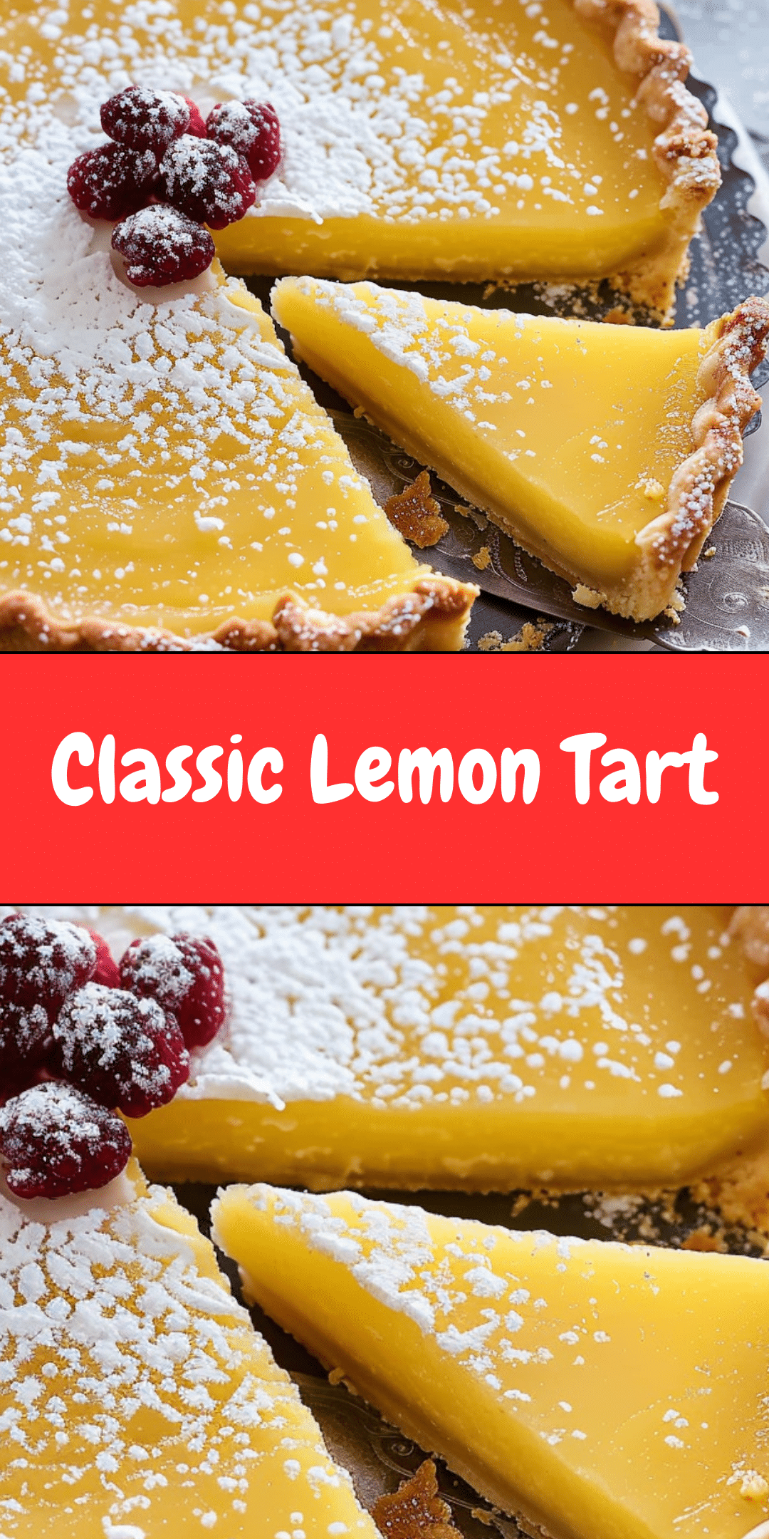 Classic Lemon Tart | Cheryl's Cooking