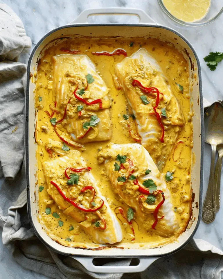 Coconut Curry Baked Cod | Cheryl's Cooking