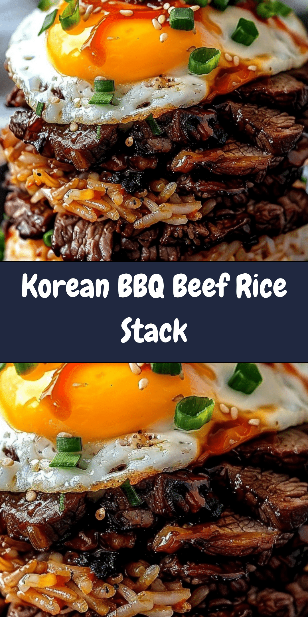 Korean BBQ Beef Rice Stack | Cheryl's Cooking