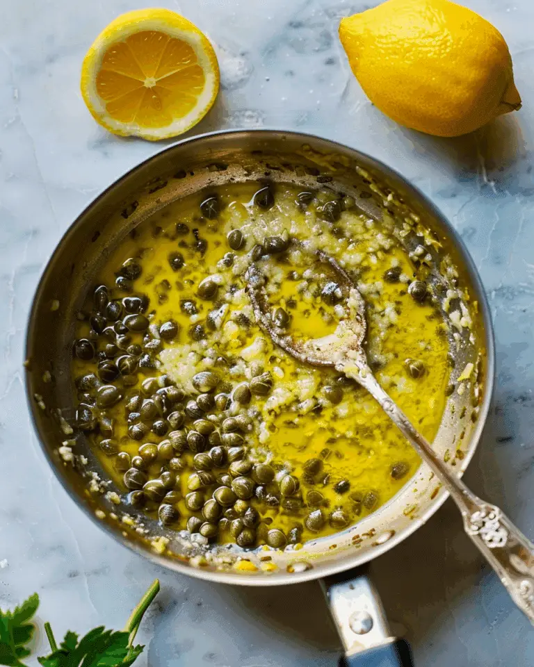 Lemon Caper Sauce | Cheryl's Cooking